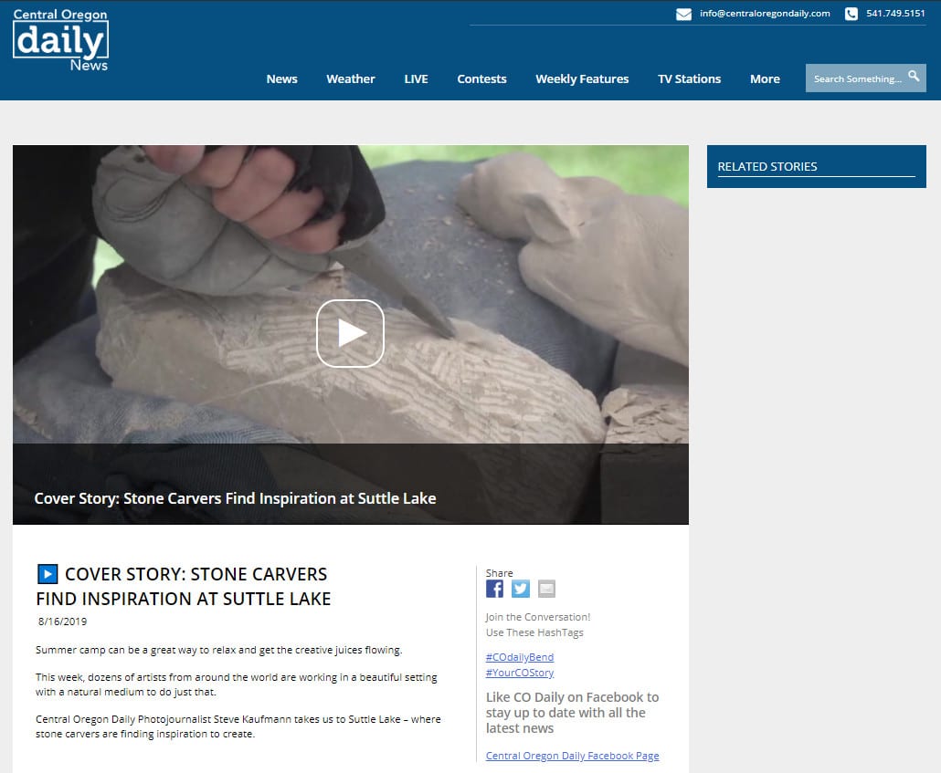 Central Oregon Daily Feature Article - NWSSA Website